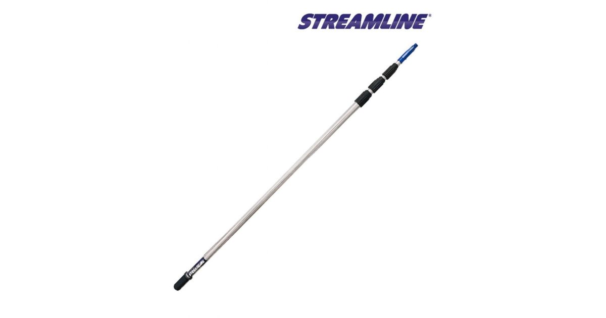 4-section aluminum telescopic pole - Streamline - Clean Drone Shop